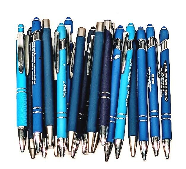 20 Count Misprint/Blank Metal Click Pens – Pens 4 Pennies