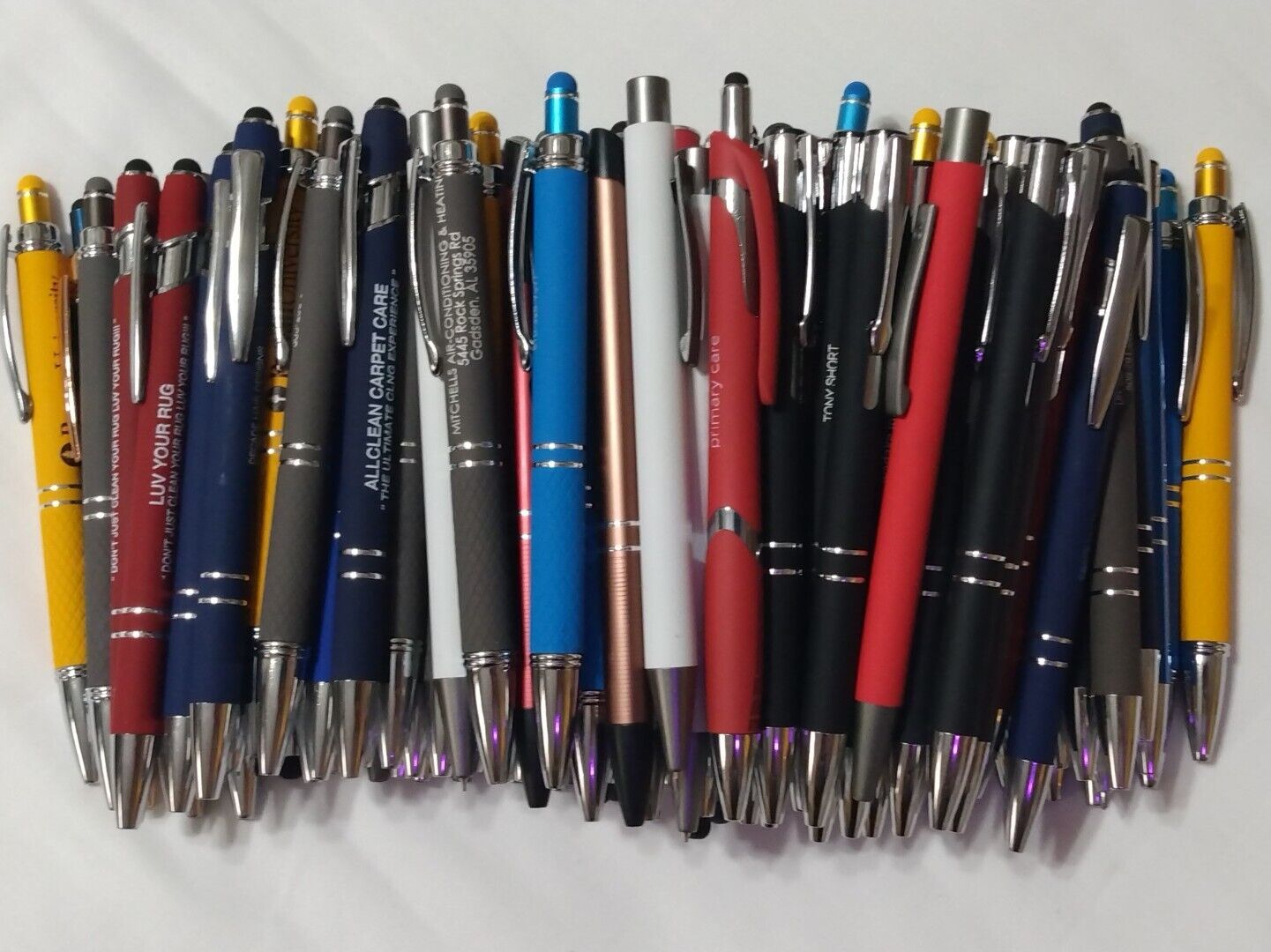 100 Count Misprint Ballpoint Metal Click Pens – Pens 4 Pennies