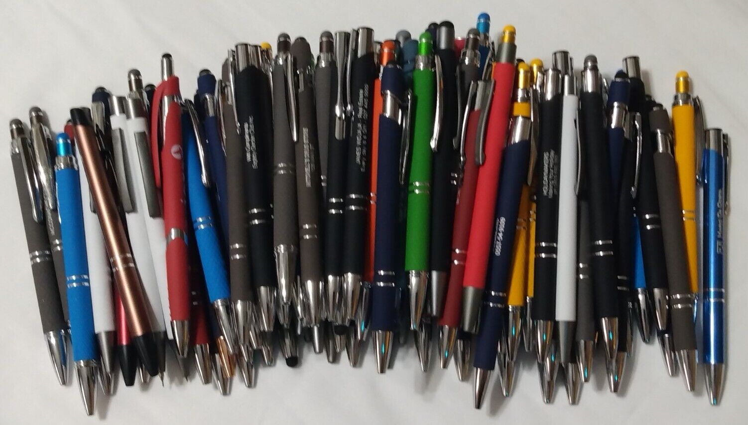 100 Count Misprint Ballpoint Metal Click Pens – Pens 4 Pennies
