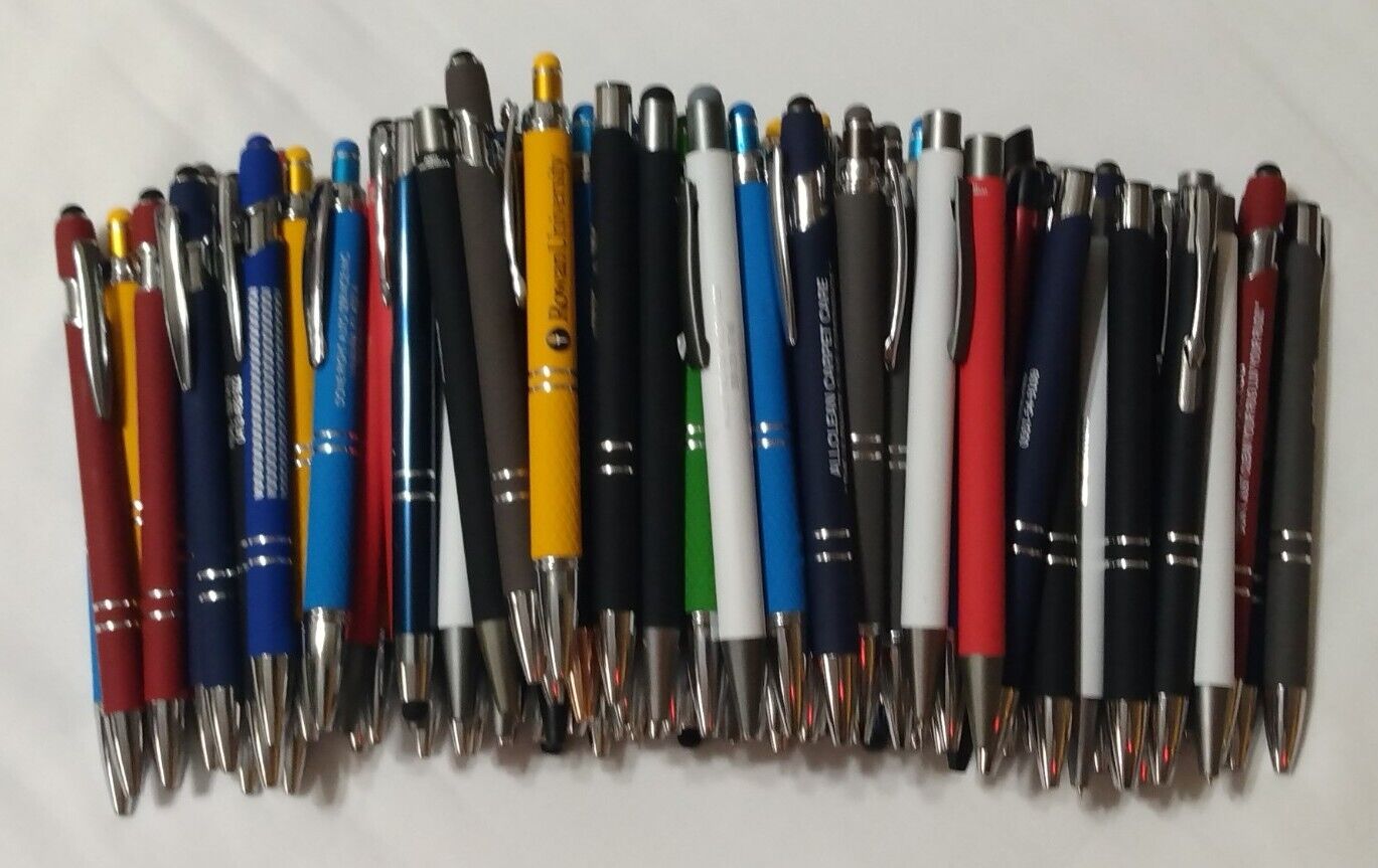 100 Count Misprint Ballpoint Metal Click Pens – Pens 4 Pennies