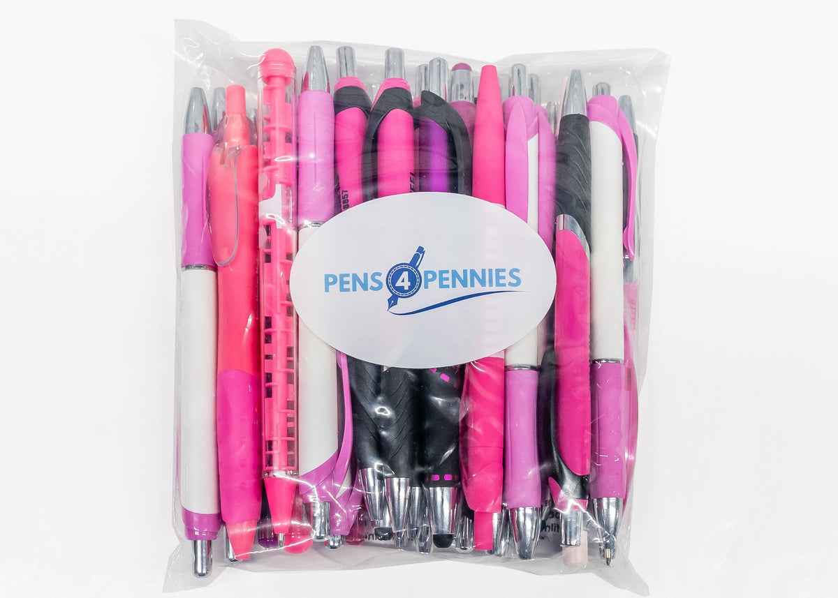 30 Count Pink Misprint Pens – Pens 4 Pennies