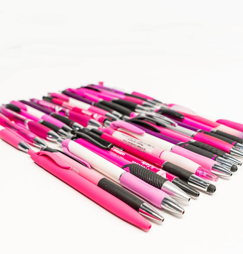 30 Count Pink Misprint Pens – Pens 4 Pennies