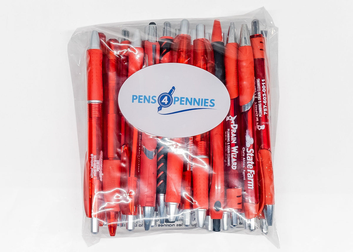 30 Count Red Misprint Pens – Pens 4 Pennies
