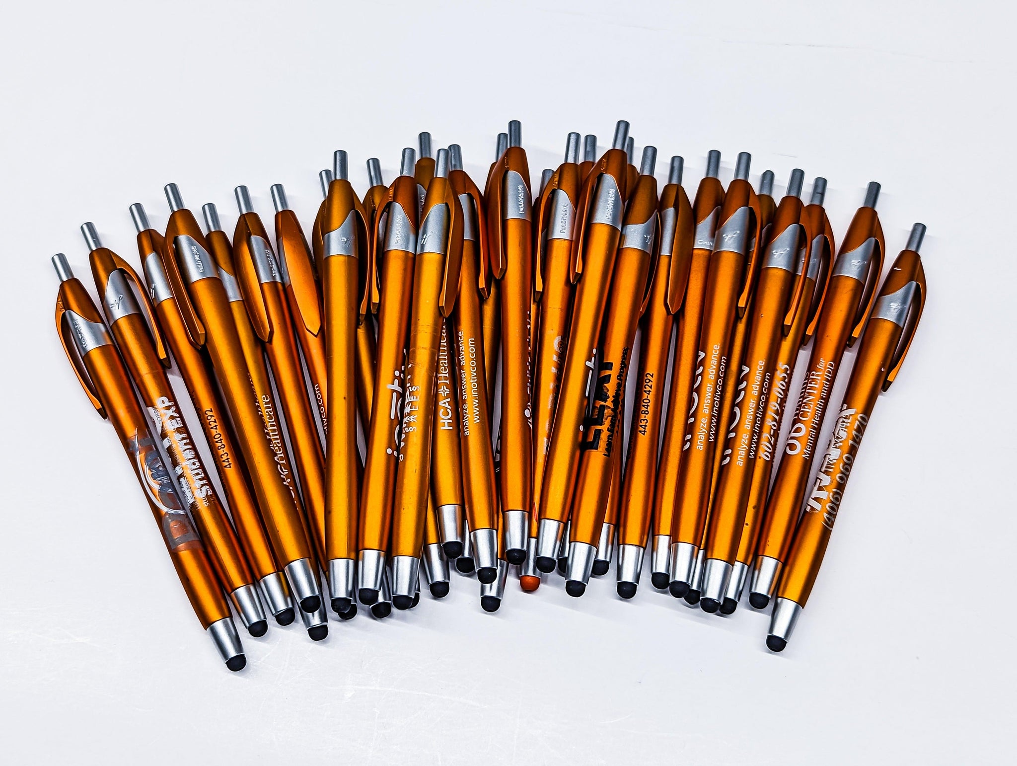 30 Count Orange Misprint Stylus Tip Pens – Pens 4 Pennies